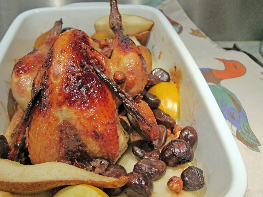 Pintade aux Fruits Caramélisés – La Classe de Cuisine