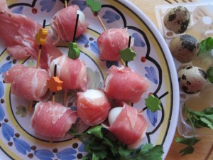 Quail’s Eggs Mini Roulades – La Classe de Cuisine