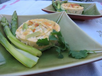 Green Asparagus Flans – La Classe de Cuisine